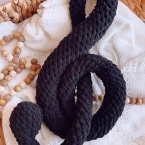 Crochet Treble Clef Pillow PDF Pattern | Crochet Treble Clef ...