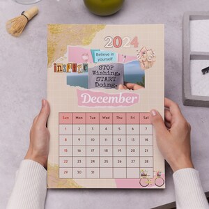Positive Quotes Calendar 2024, 2024 Digital Calendar, Inspiration ...