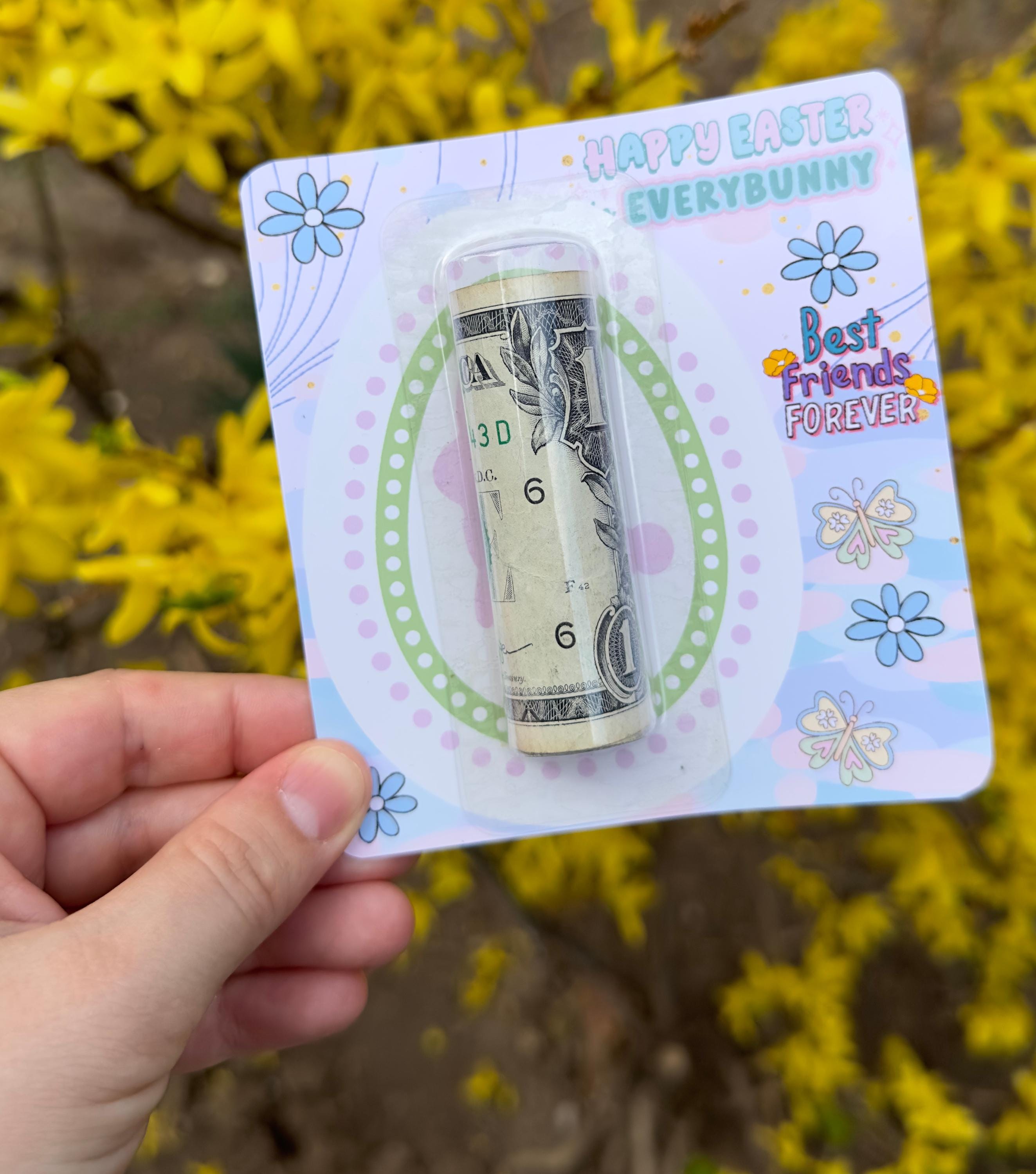 Easter Money Card Holder, Cute Bunny Cash Envelope, Perfect Easter ...