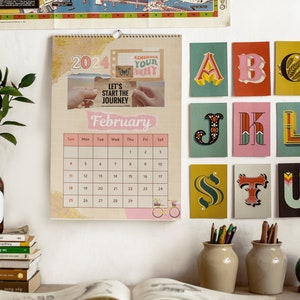 Positive Quotes Calendar 2024, 2024 Digital Calendar, Inspiration ...