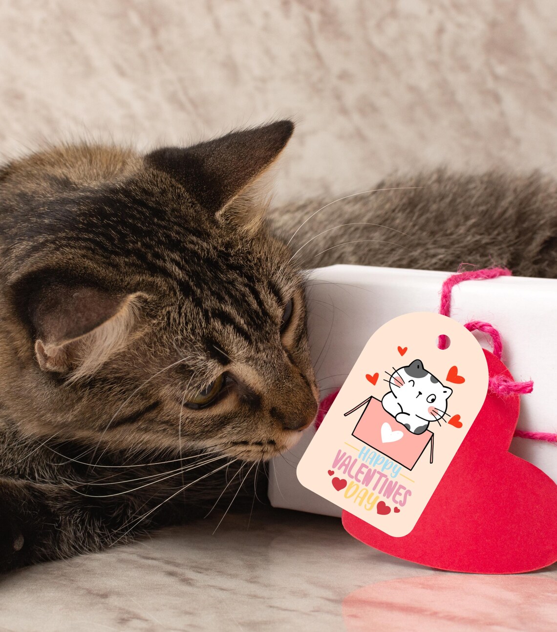 Tag Cute Valentine, Valentine Ideas, Digital Valentine Card, Gift Card ...