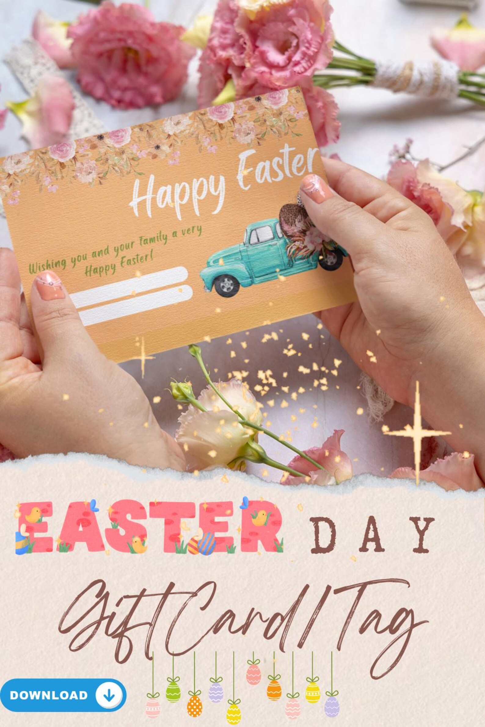 Happy Easter Gift Tags, School Easter, Classroom Gift Tag,printable ...