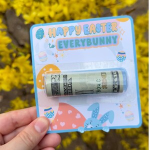 Easter Money Card Holder, Cute Bunny Cash Envelope, Perfect Easter ...
