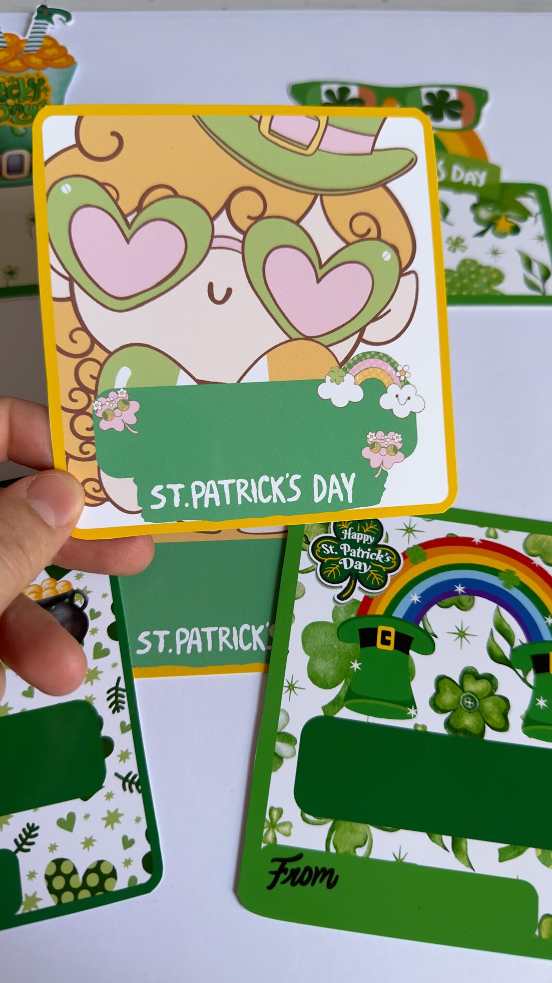 St. Patrick’s Day Printable Cash Gift Holder, DIY St. Patrick’s Day ...