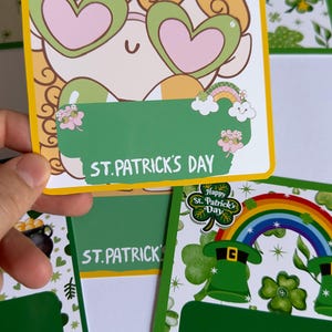 St. Patrick’s Day Printable Cash Gift Holder, DIY St. Patrick’s Day ...