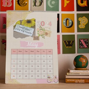 Positive Quotes Calendar 2024, 2024 Digital Calendar, Inspiration ...