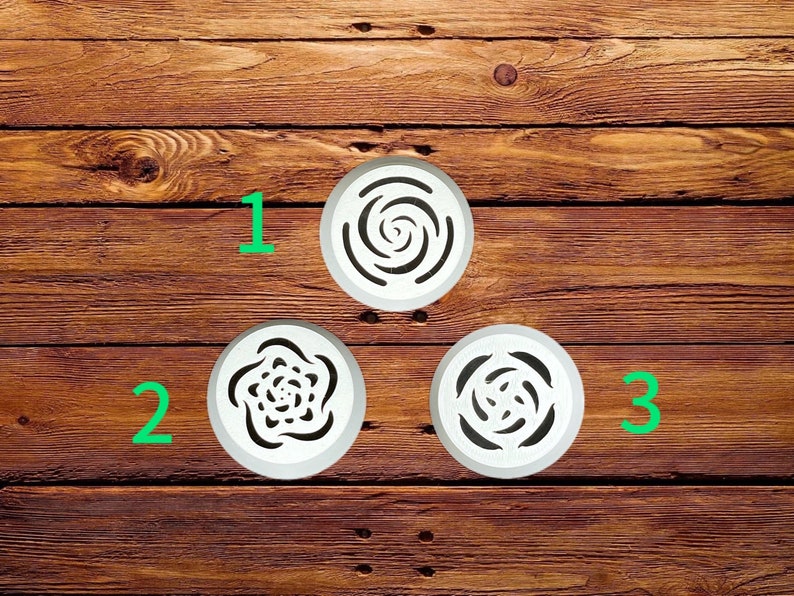 3 Pcs Large Tulip Piping Nozzle Set for Cake Frosting Decorations ...