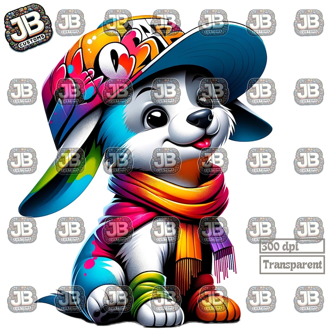 Cute Puppy DTF Design | Abstract Graphics, T-shirt, Tumbler (PNG) - Etsy