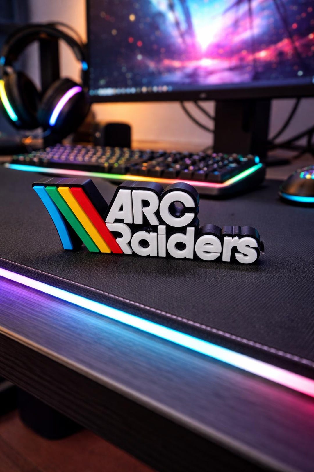 Arc Raiders Logo Sign, Gamer Room Desk Art, Arc Raiders Game Decor ...