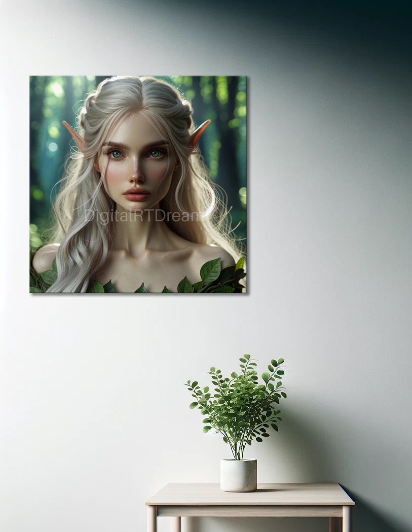 Ethereal Light Elf - Fantasy Art - High Resolution - JPG - Digital ...