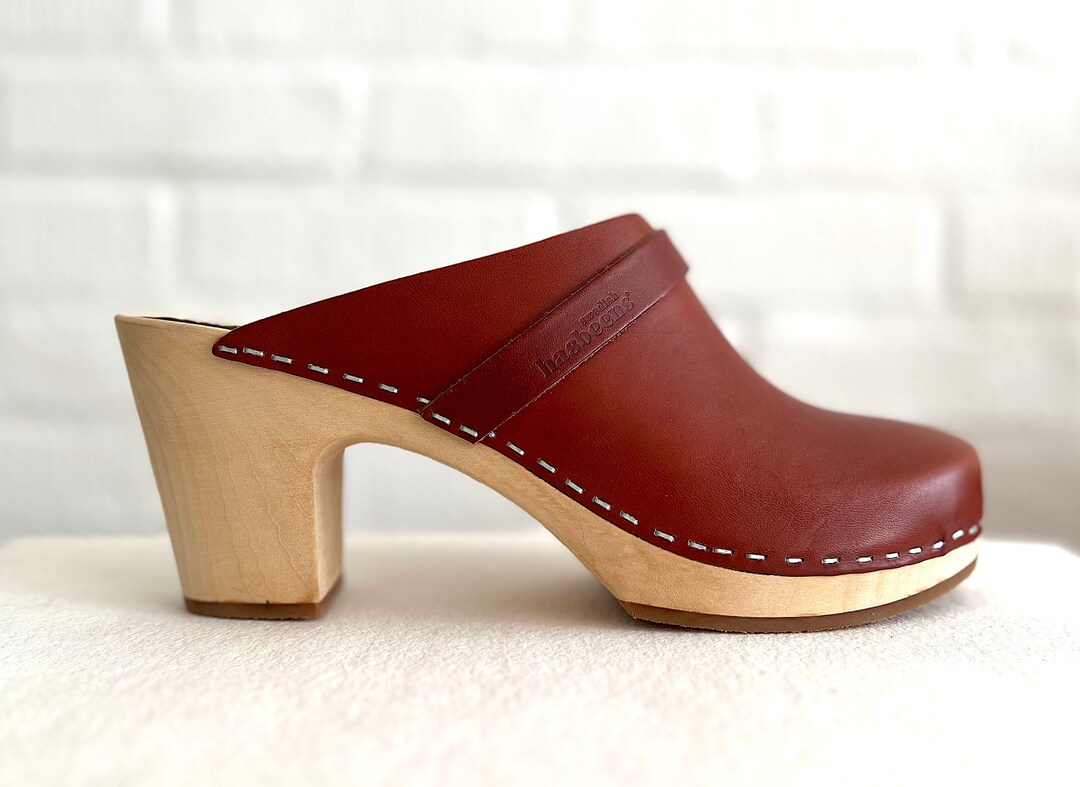Swedish Hasbeens Slip in Classic Cognac - Etsy