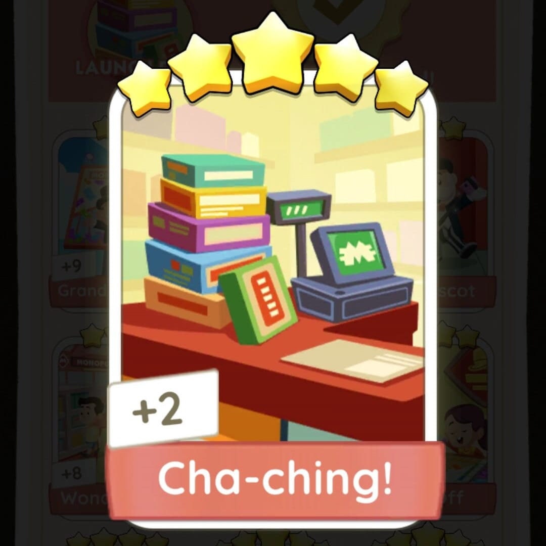 Monopoly Go 5-star Sticker Cha-ching set 16 - Etsy