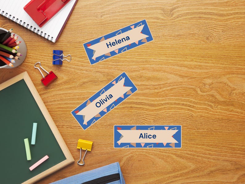 Editable Classroom Name Tags Template Printable Colored Labels Cubby ...