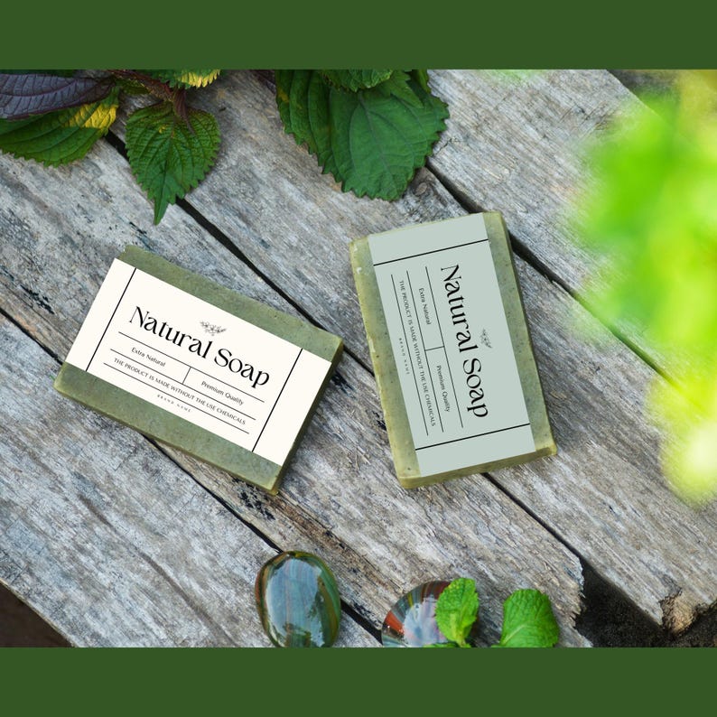 Printable Soap Label Organic Artisan Soap Template Customizable Soap ...