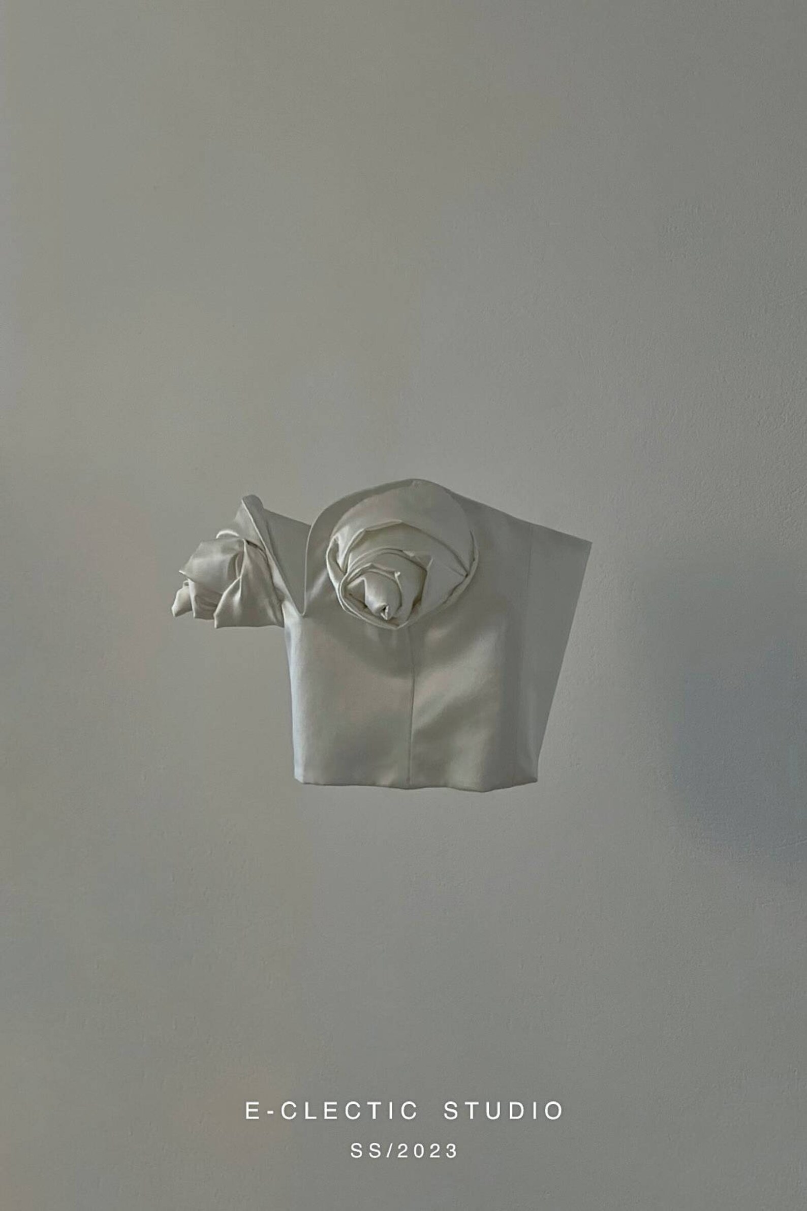 Upcycled Elegant Satin Corset With Roses - Etsy