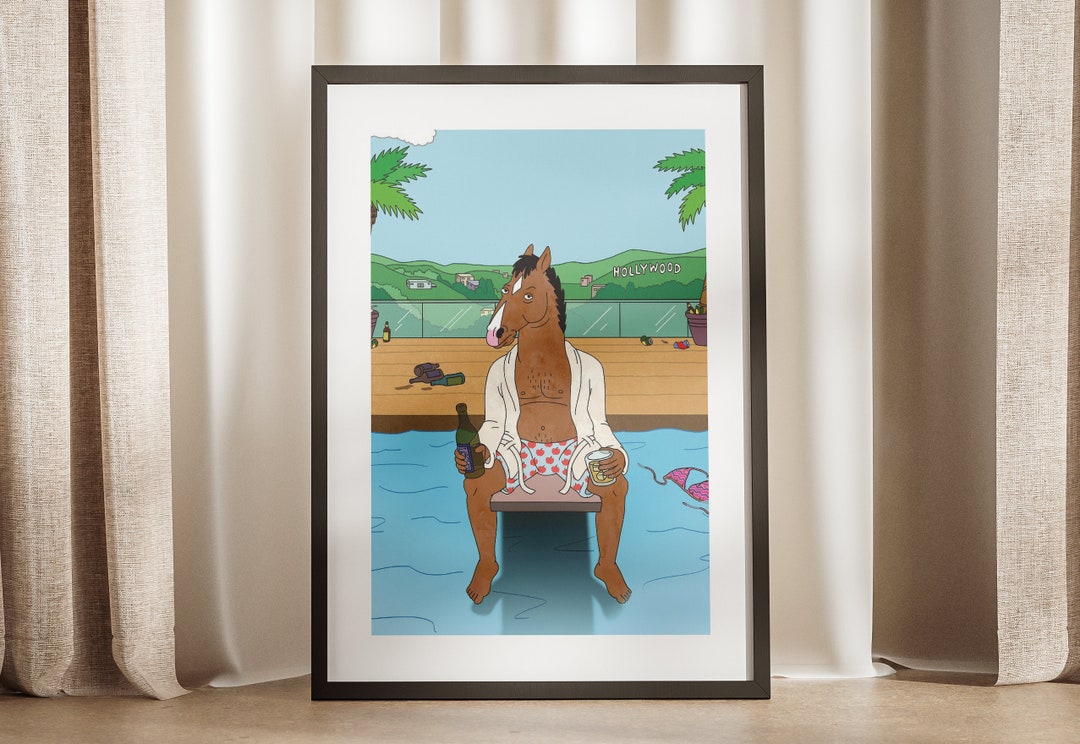 Bojack Horseman Poster, Bojack Poster, Netflix, Diane Nguyen, Bojack Horseman Art, Wall Art ...