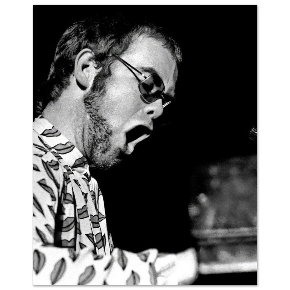 Elton John Poster, Music Icon Wall Art, Pop Art Print, Vintage Style ...