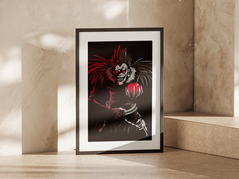 Death Note Poster, Anime Poster, Death Note, Anime, Ryuk Poster ...