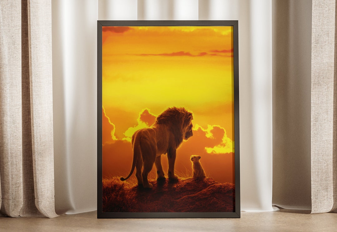 Lion King Poster, Simba Poster, Lion, Home Decor, The Lion King, Room ...