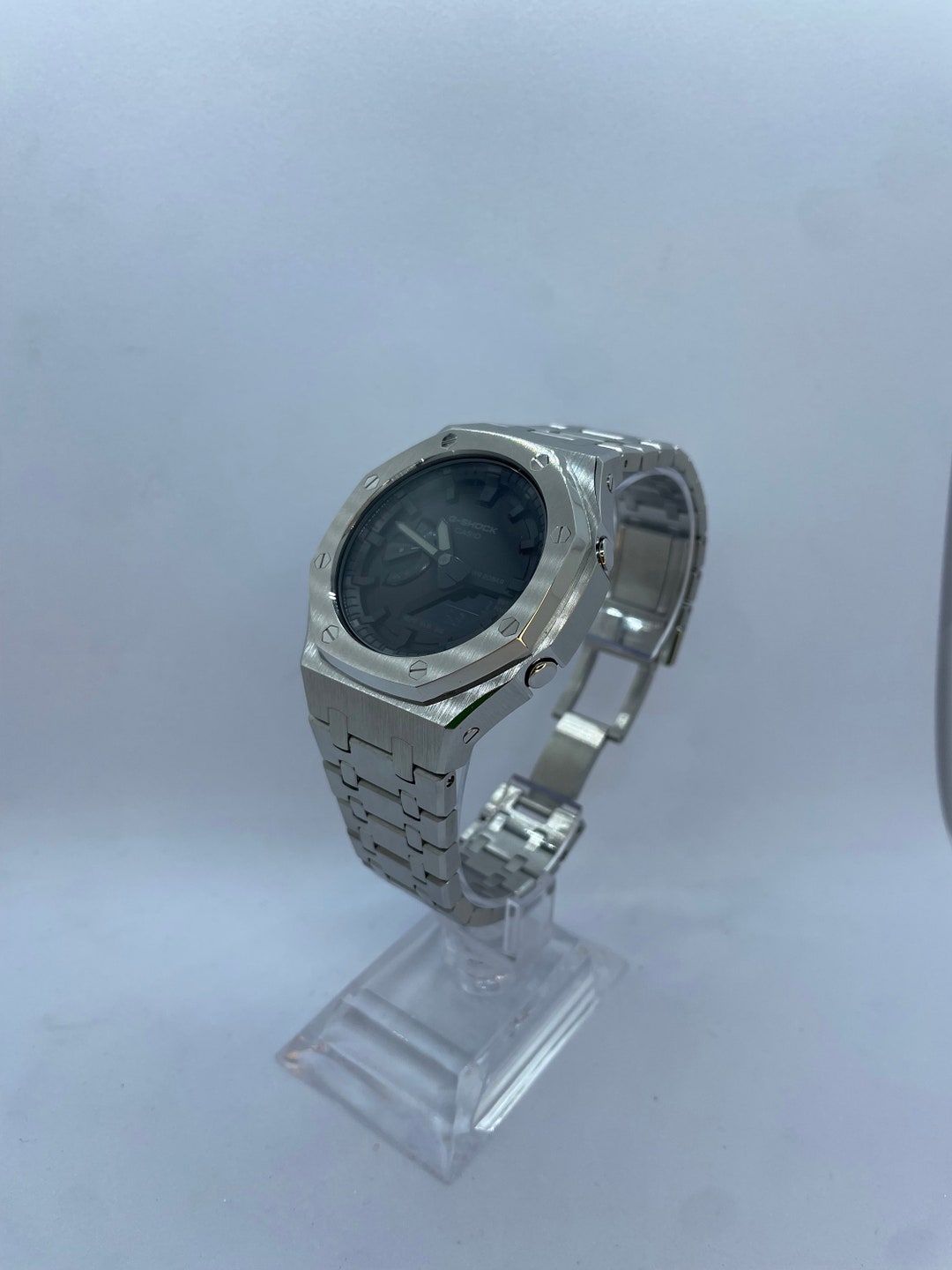 Casio G-shock GA 2100 CARBON Metal Gray - Etsy