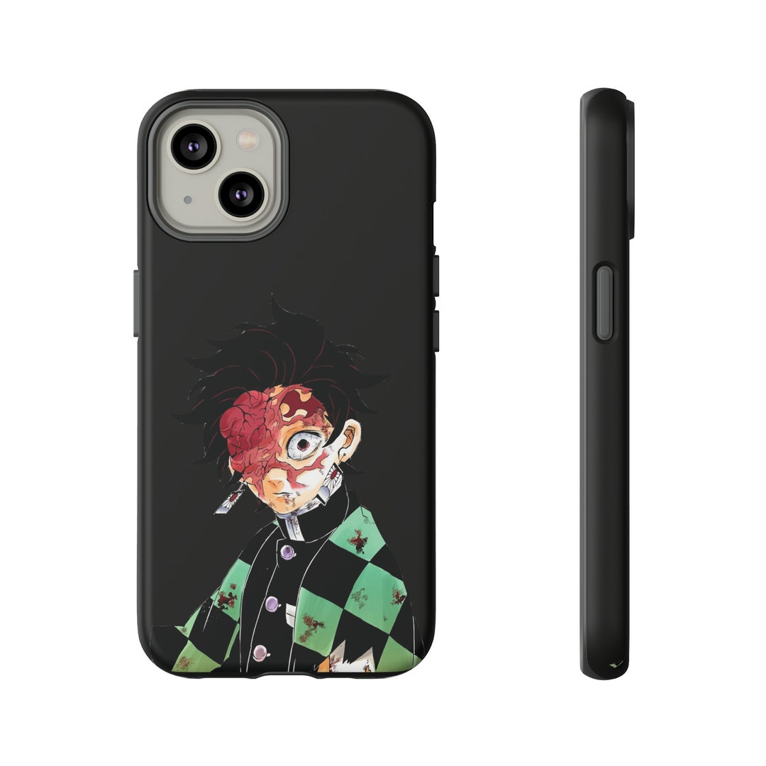 Demon Slayer Tanjiro Kamado Black Phonecase - Etsy