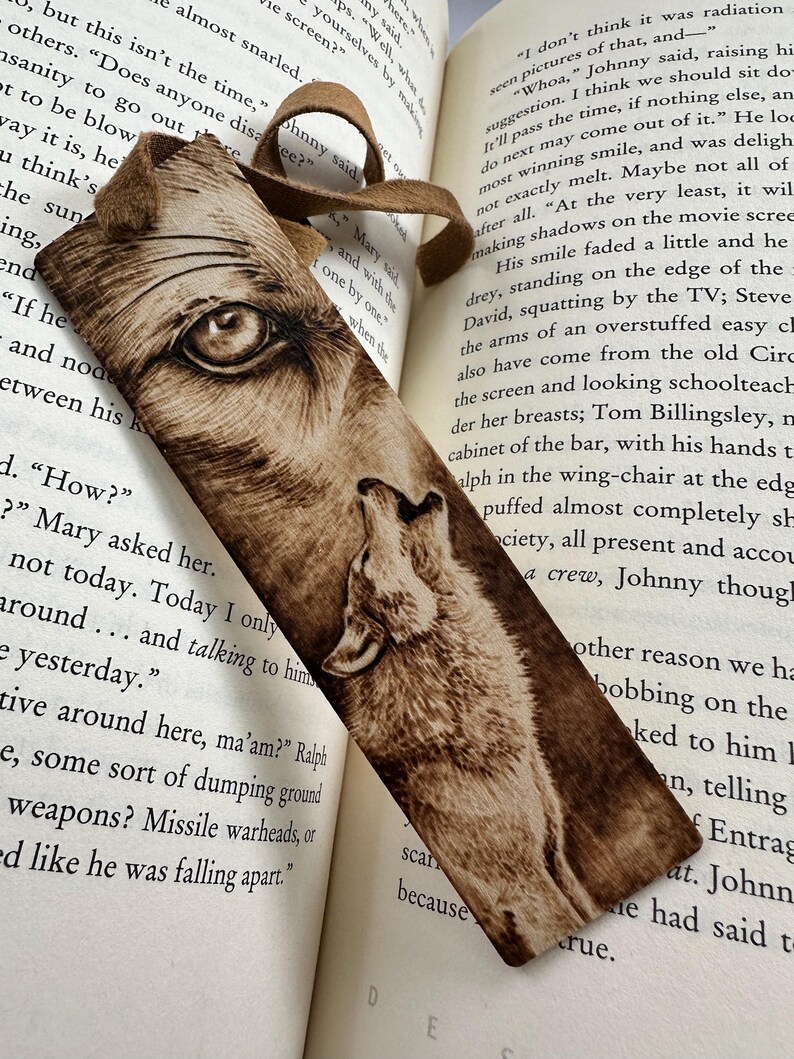 Handmade Wooden Bookmarks. Wolves. Wood Burn Pyrography. - Etsy