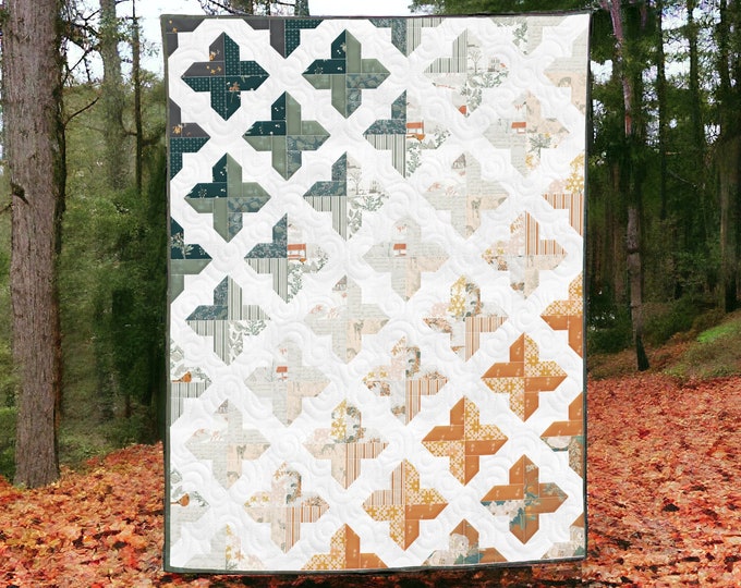 Ombre Trellis Quilt Kit + Ombre Quilt Kit + Layer Cake Quilt Kit ...