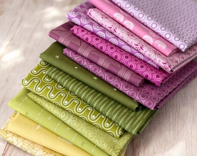 CLEARANCE Fabric Bundle + 14 Fat Quarters + Spring Fabric Bundle ...