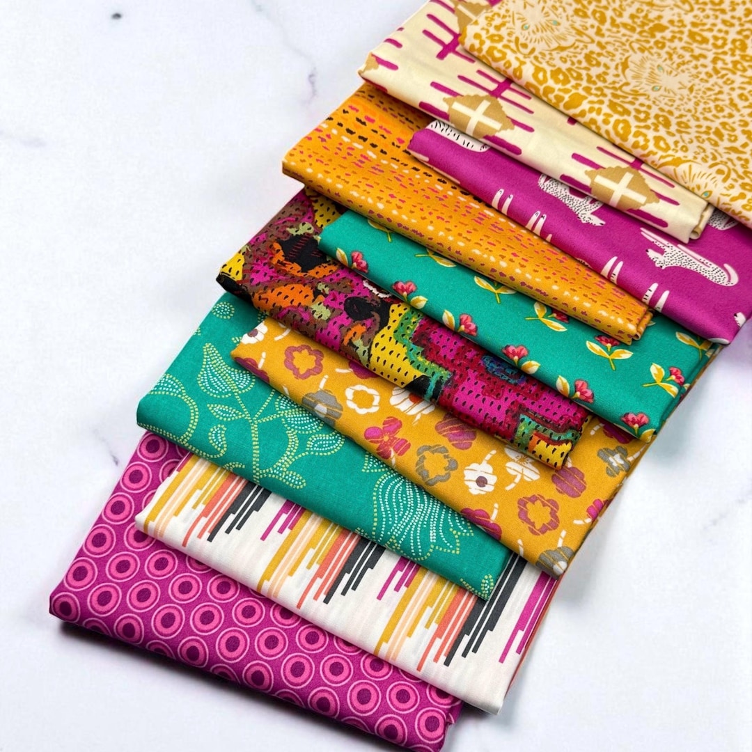 Marrakesh Fabric Bundle + 10 Fabrics + Fat Quarter Bundle + Half Yard ...