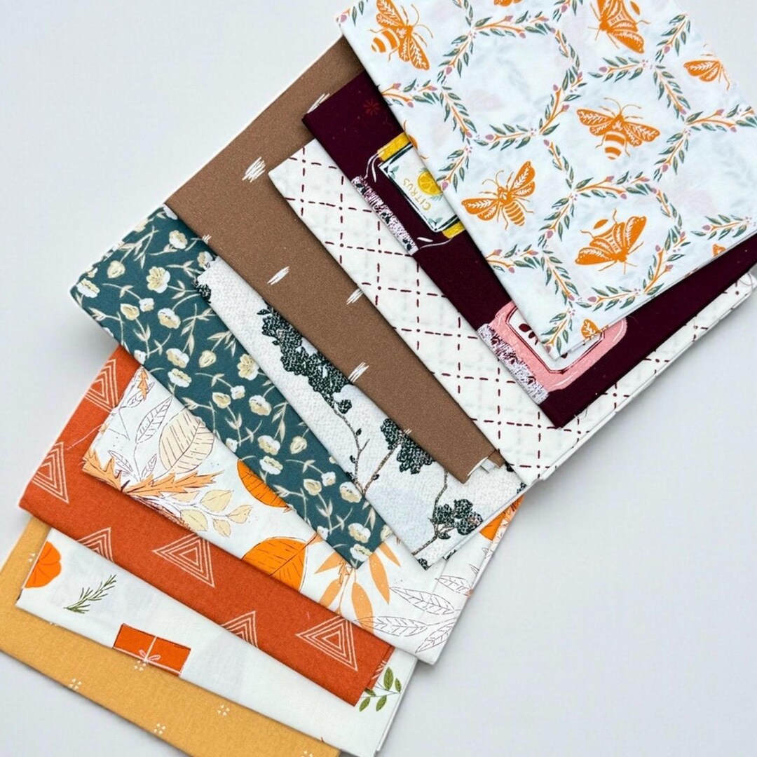 10 Fat Quarters + Taste of Fall Fabric Bundle + Art Gallery Fabrics - Etsy