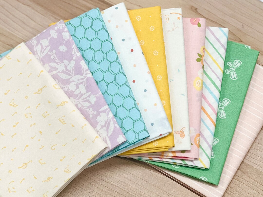 Art Gallery Curated Fat Quarter Bundle + 10 Fat Quarters + Spring Fat ...