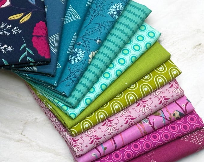 CLEARANCE + 12 Bohemian Fabrics Bundle + Sale Fat Quarter Bundle ...