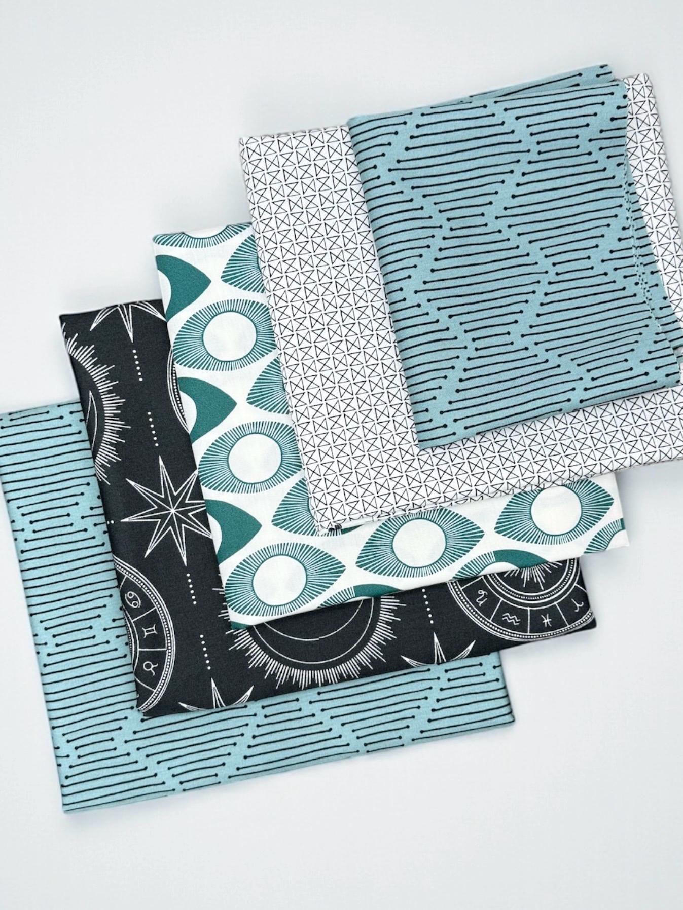 Lottie Quilt Kit + Modern Quilt Kit + Luna and Laurel Fabric Collection ...