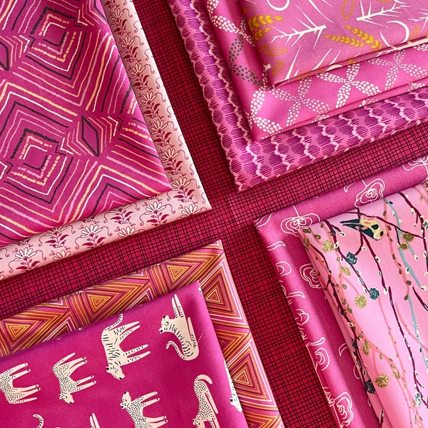 Pink Fabric - Etsy