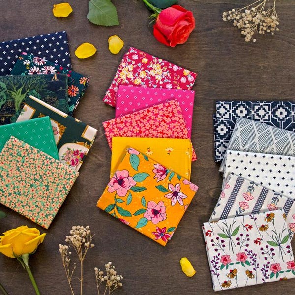 Fat Quarters Pink - Etsy