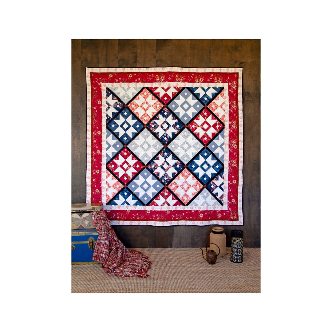 Kinfolk Quilt Kit Throw Quilt Kit Star Quilt Kit Art Gallery Fabrics ...