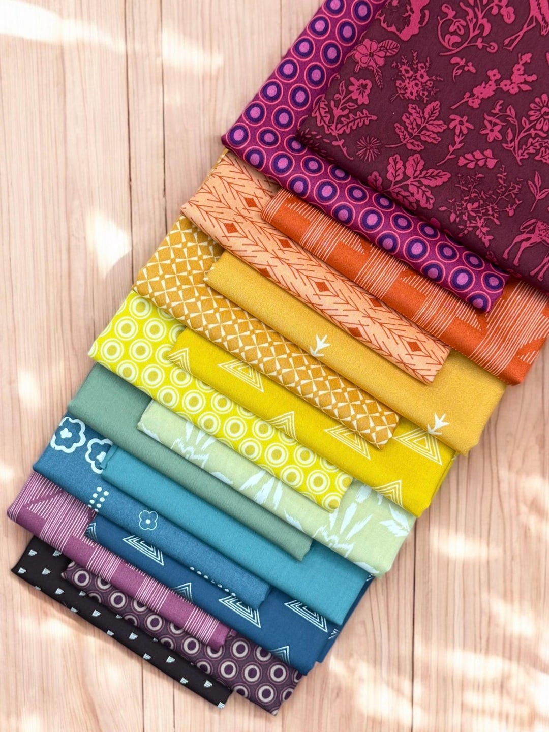 CLEARANCE Fabric Bundle + Jeweled Colors + 16 Fabrics + Jewel Tones ...