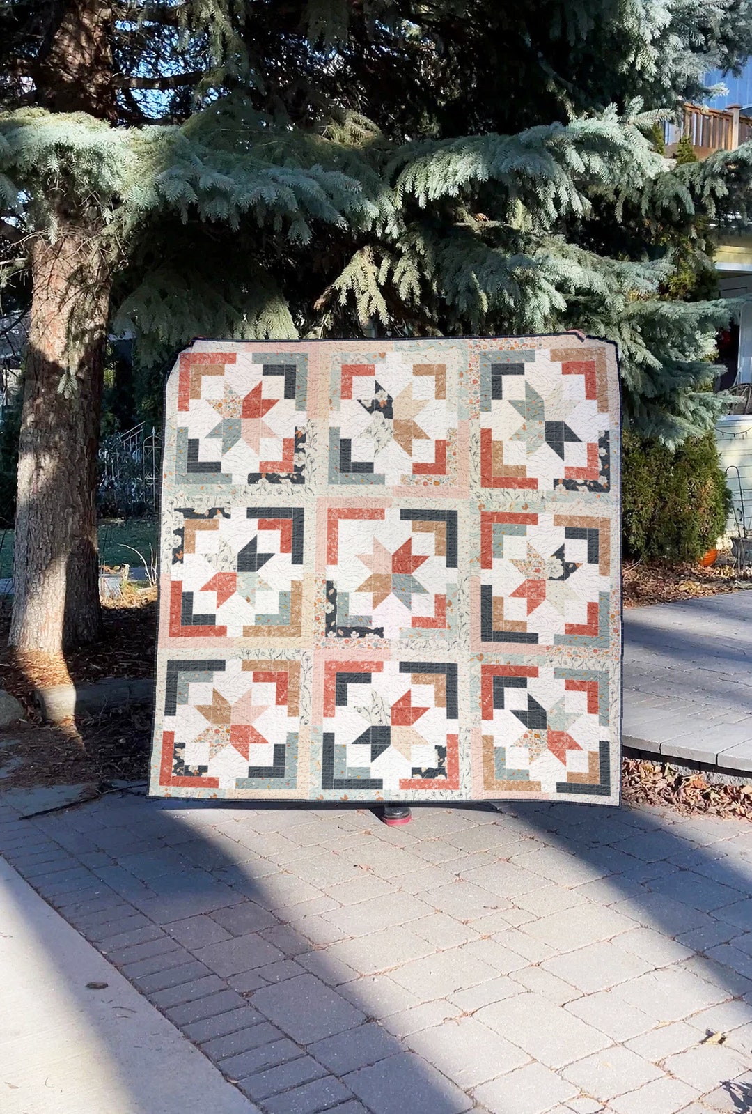 Art Gallery Quilt Kit Modernly Morgan Quilt Kit Cozy Cabin Quilt Kit ...