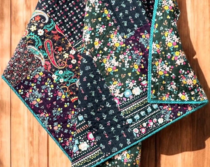 CLEARANCE Quilt Kit + Bohemian Quilt Kit + Kantha Style Quilt Kit ...