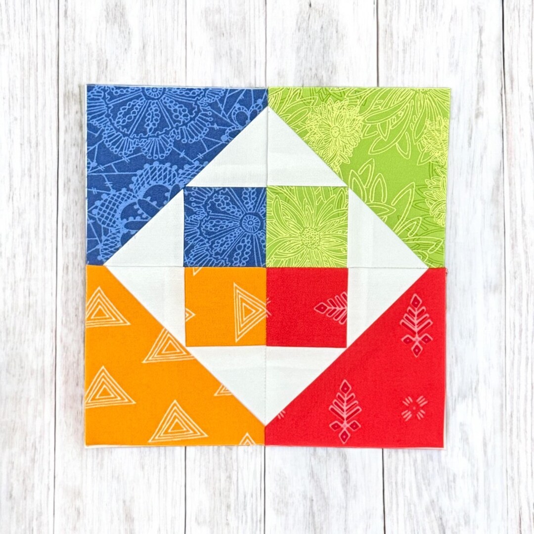 FPP Block Pattern + Foundation Paper Piece Block Pattern + FPP Quilt ...