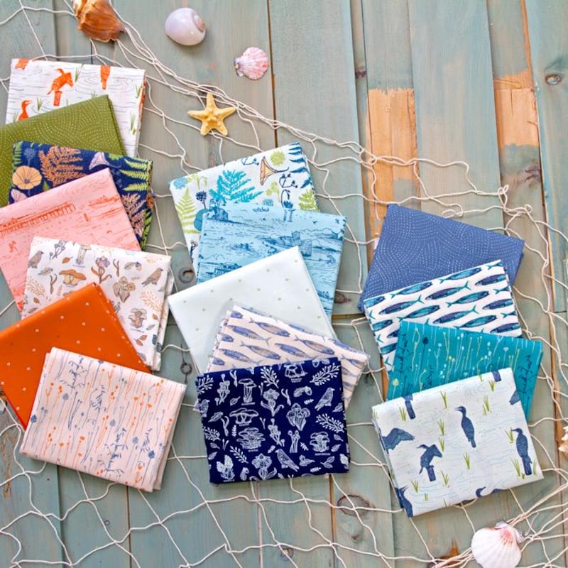 Modern Beach Fabric - Etsy