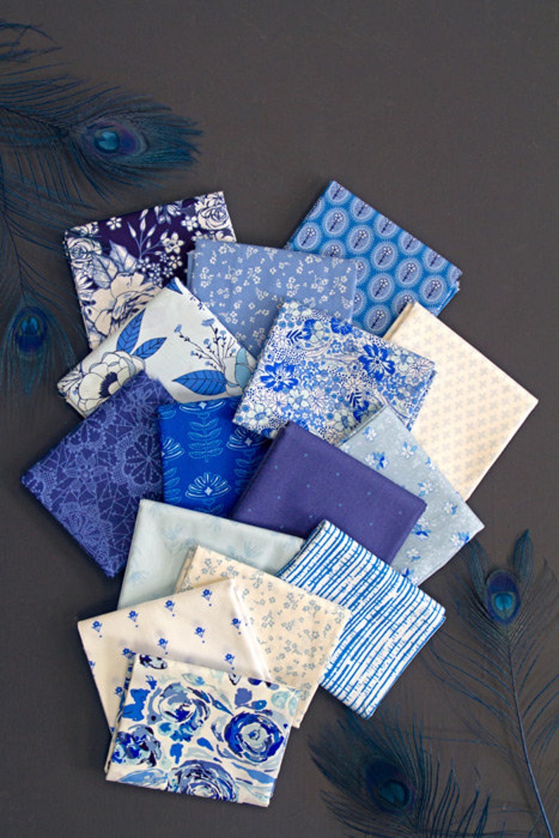 Blue Star Quilt Kit Throw Quilt Kit Art Gallery Fabrics Quilt Kit True ...