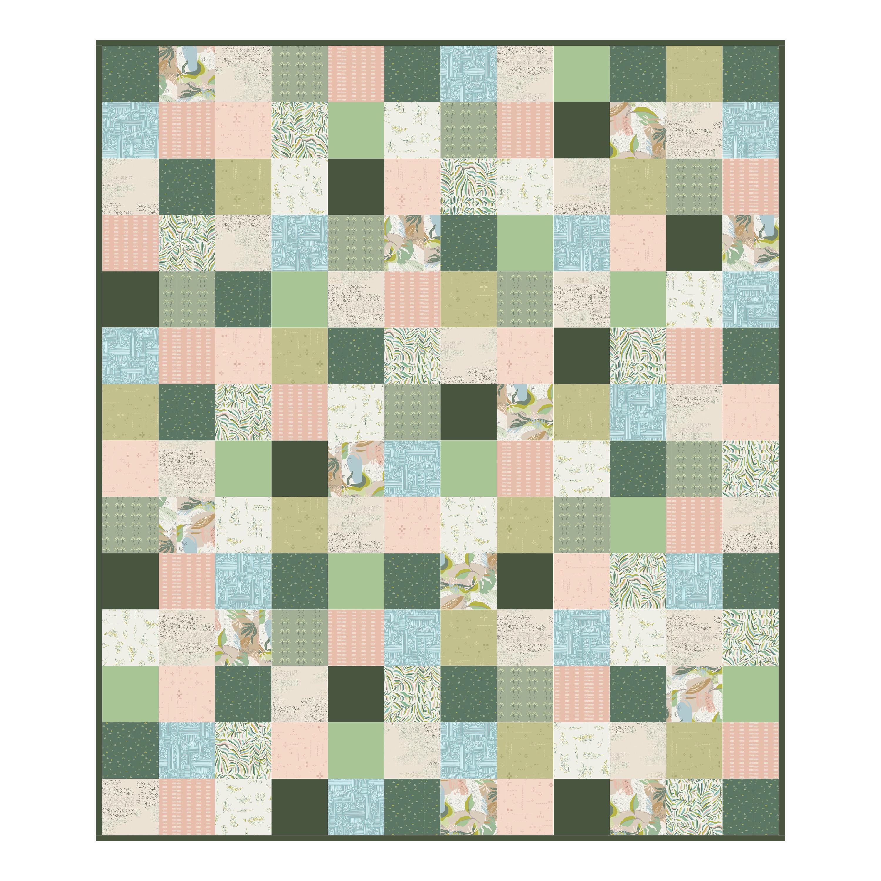 PRECUT Quilt Kit + Ready to Sew + Simple Patchwork Quilt Kit + Precut ...