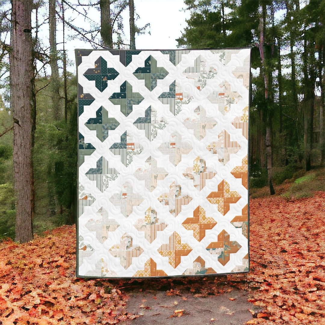 Ombre Trellis Quilt Kit Ombre Quilt Kit Layer Cake Quilt Kit Trellis ...