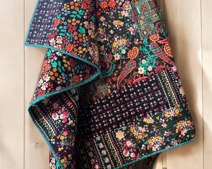 CLEARANCE Quilt Kit + Bohemian Quilt Kit + Kantha Style Quilt Kit ...