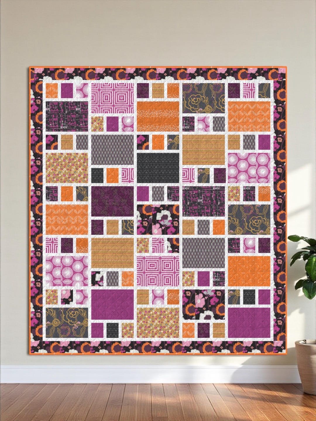 PRECUT Craftsman Quilt Kit + Modern Quilt Kit + Sale Quilt Kit + Pink ...