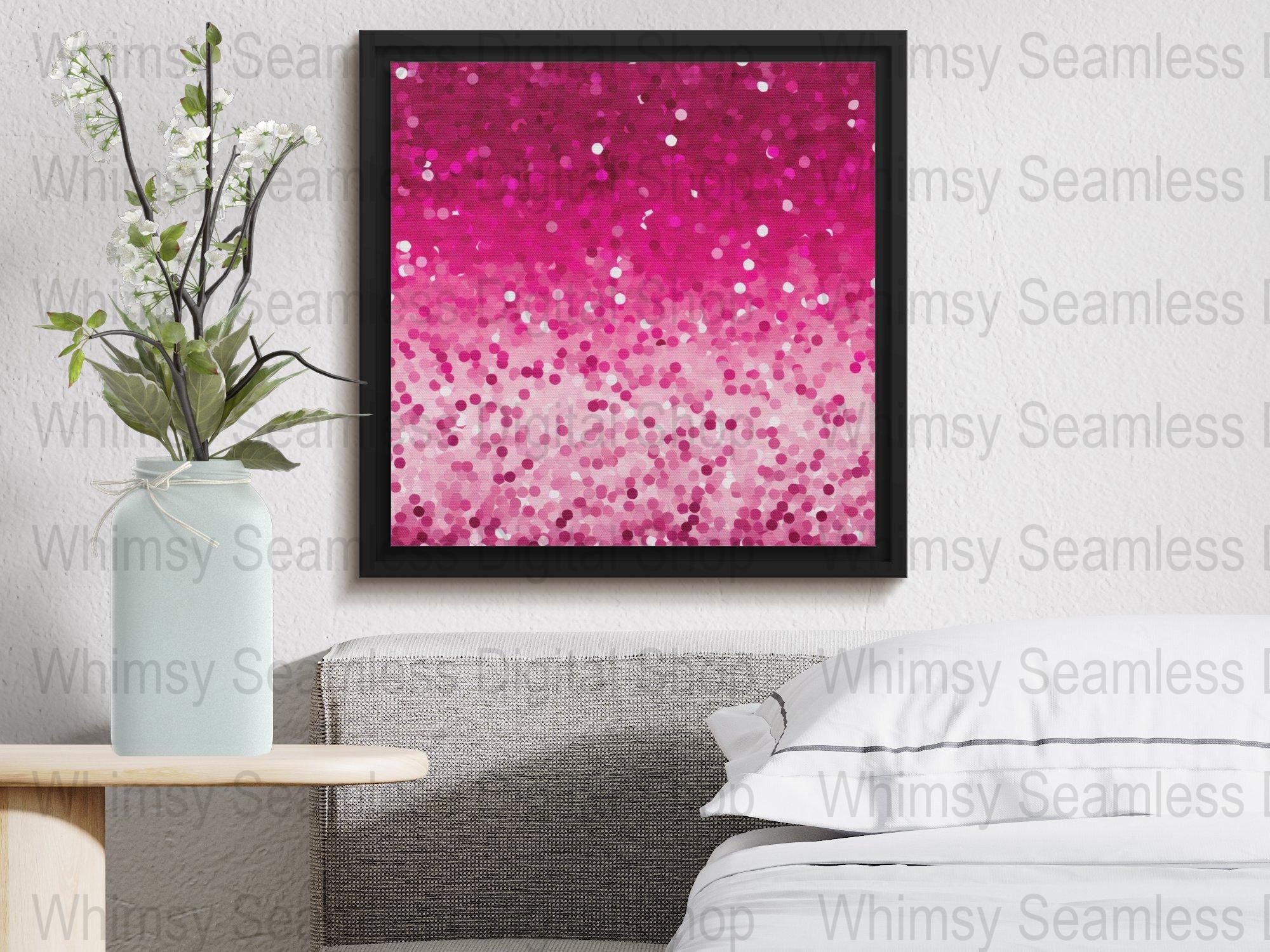 Pink Glitter Ombre Digital Paper: Seamless Scrapbook Background ...