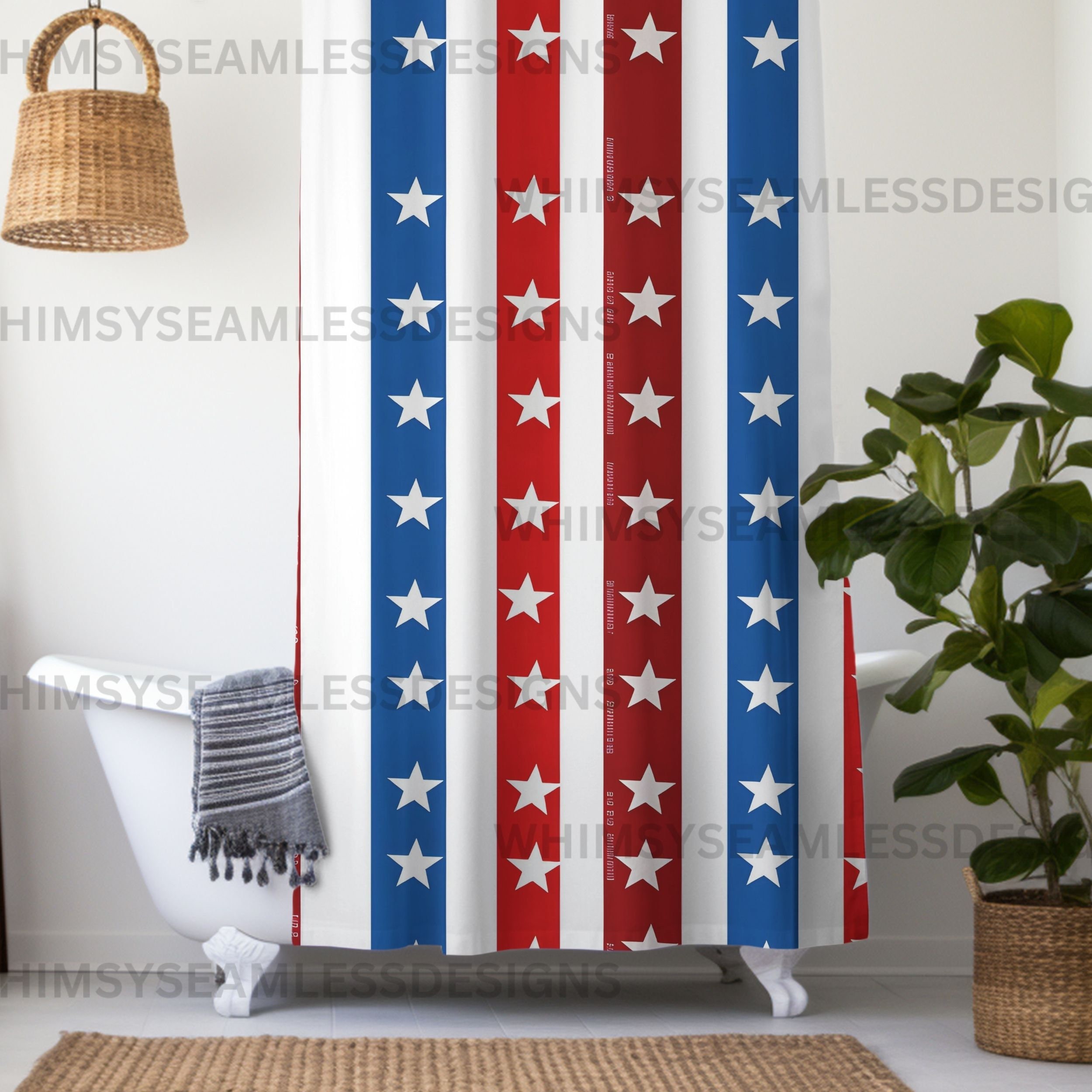 4th of July Seamless Digital Papers,4th July Png Bundle,seamless ...