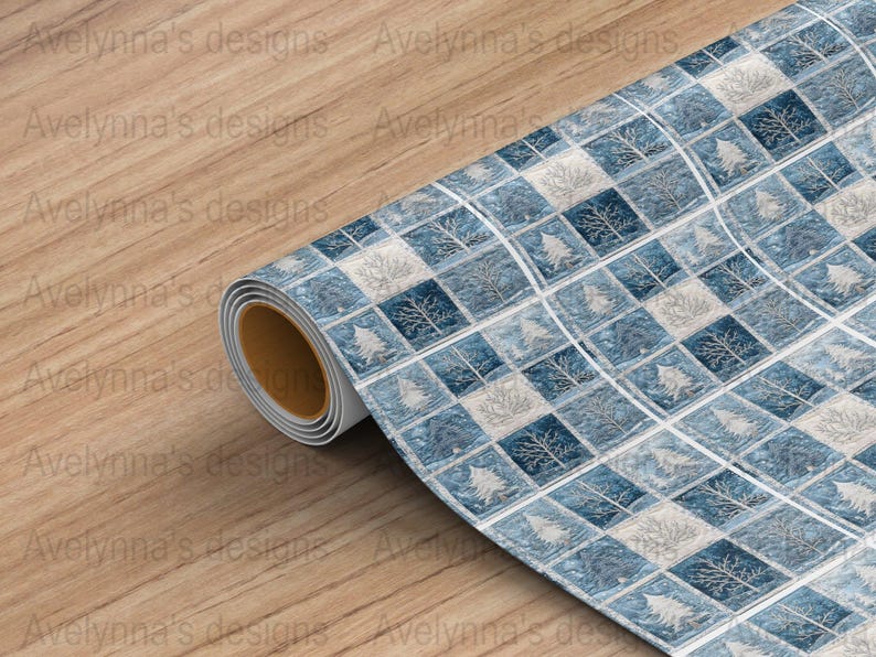 Winter Wonderland Digital Paper Snow-themed Background Pack, Christmas ...