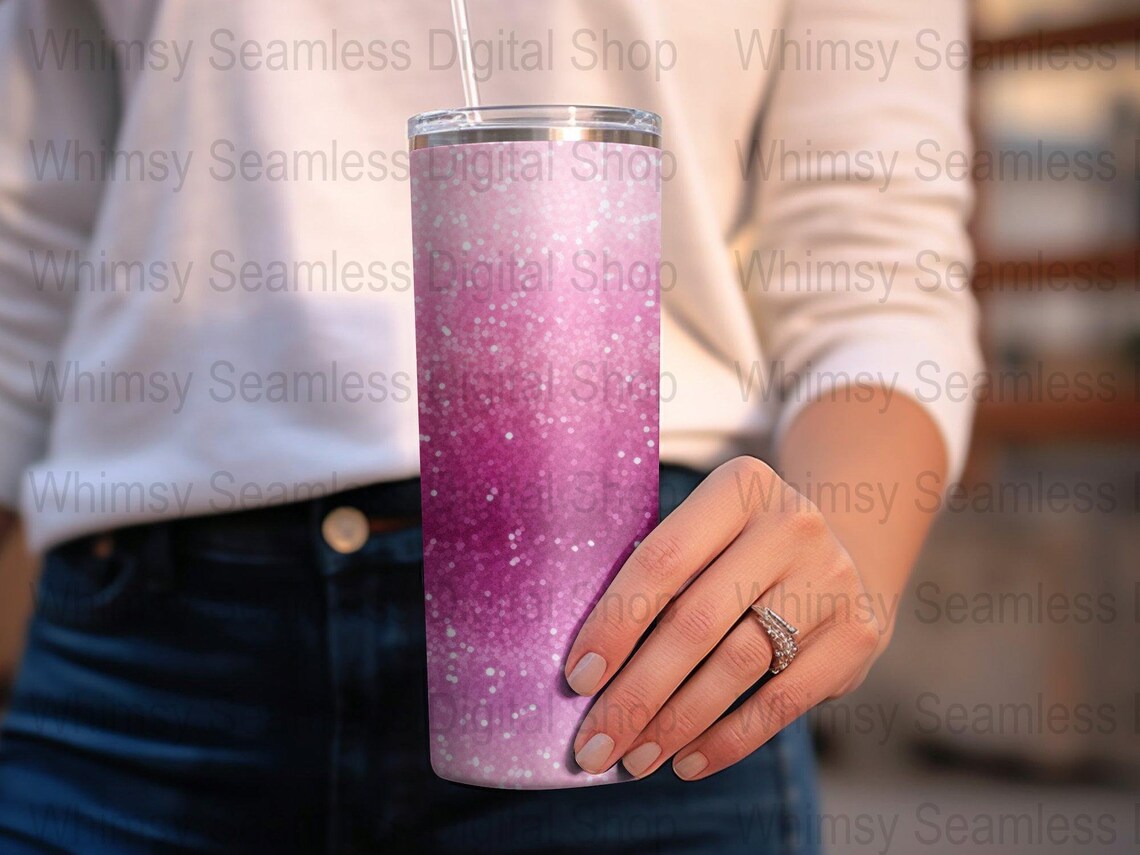 Pink Ombre Gradient Digital Paper, Seamless Texture, Instant Download ...